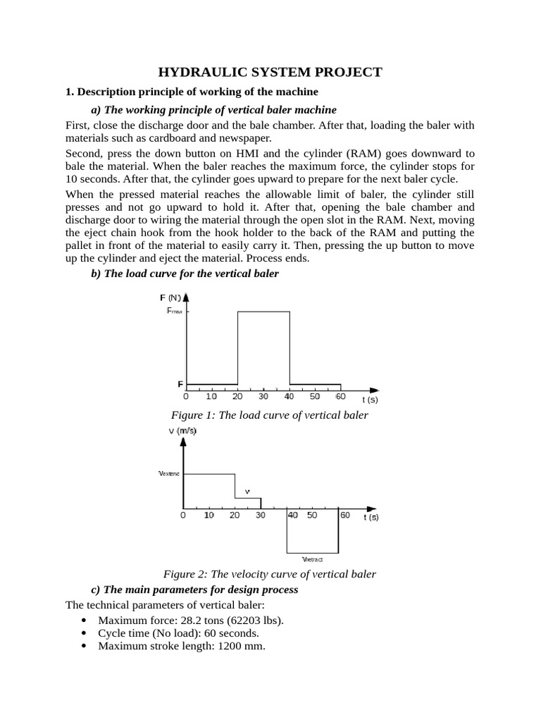 Hydraulic System Project | PDF | Hydraulics | Gas Technologies