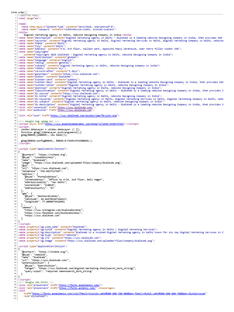 SOURCE CODE OF DIAL4WEB | PDF | Digital Marketing | Websites