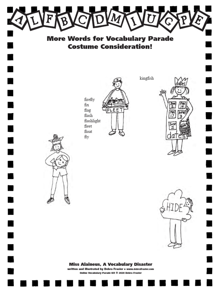 05-More-Words-for-Vocabulary-Parades-PDF | PDF