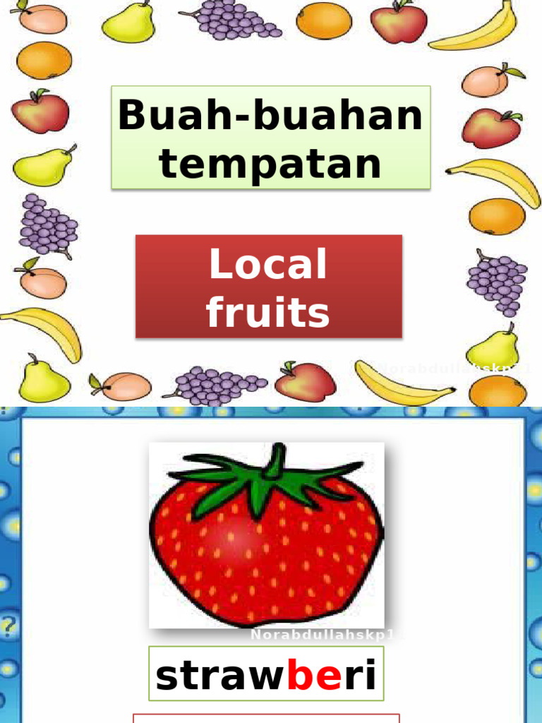 Buah Tempatan | PDF