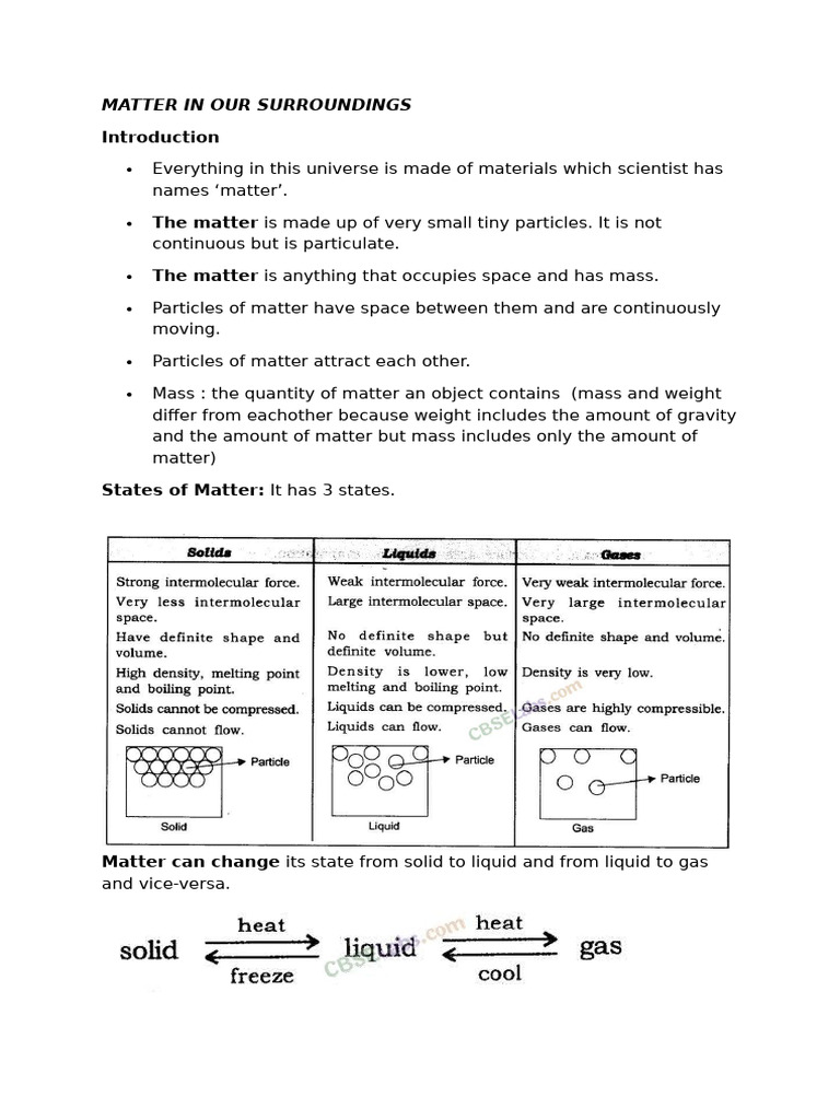 Understanding Matter and Its Properties | PDF