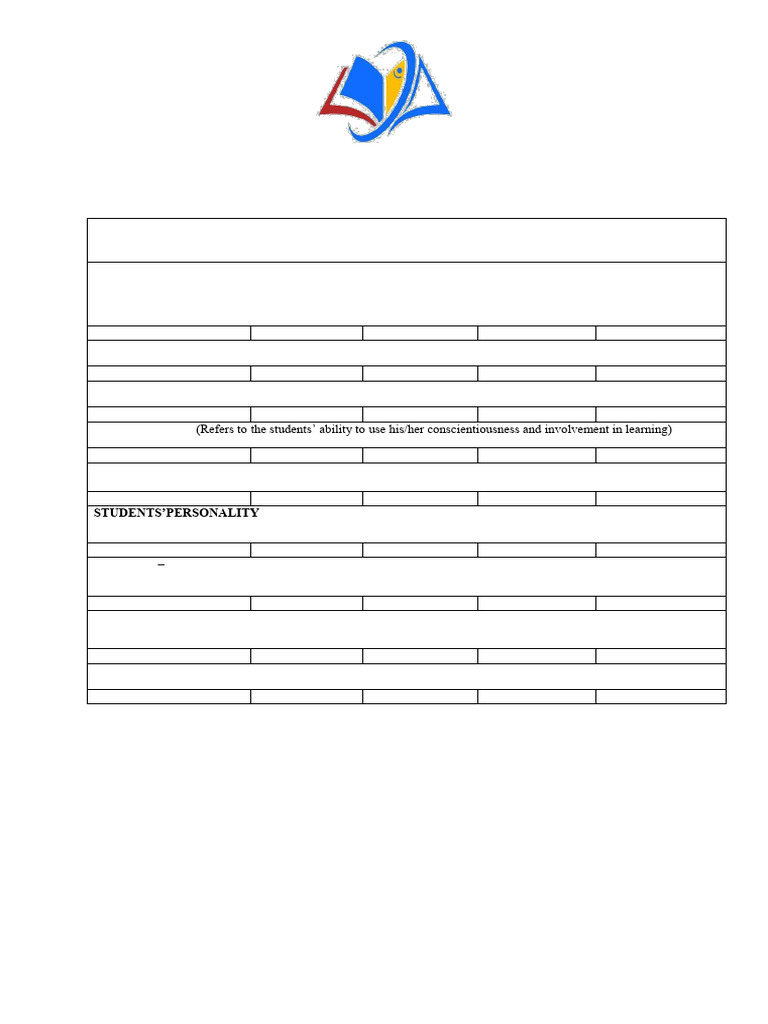Confidential Form TP | PDF | Learning | Cognition
