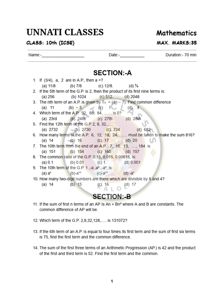 Class 10 A.P (Icse) Imp Questions | PDF | Mirror | Glass Engineering ...