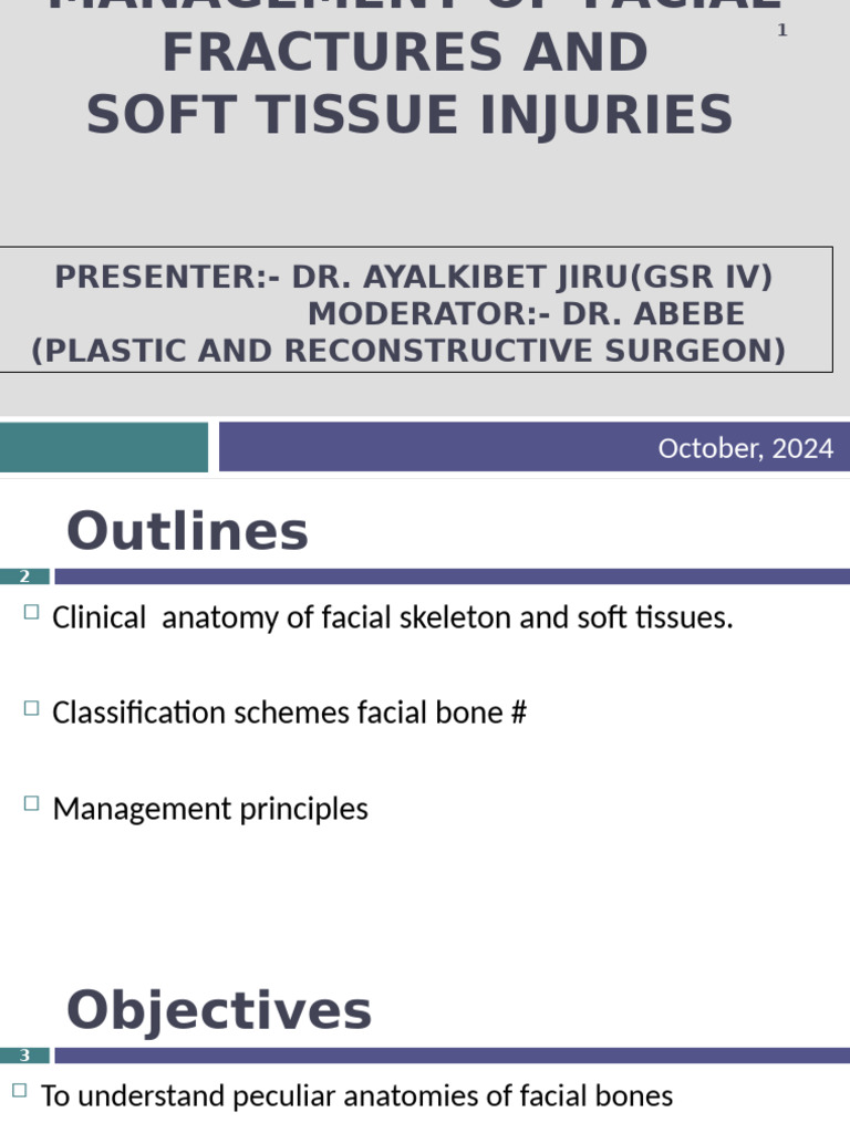 Facial Fracture Management Overview | PDF | Human Nose | Primate Anatomy