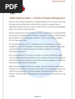 QMS Implementation Road Map | PDF | Quality Management | Iso 9000