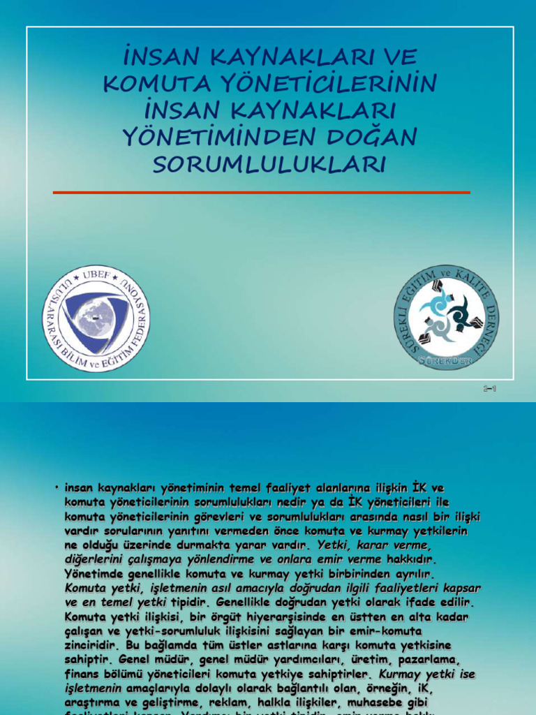 3 - İnsan Kaynaklari Ve Komuta Yoneti̇ci̇leri̇ni̇n İnsan Kaynaklari ...