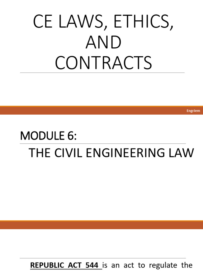 CE Laws | PDF | Sources Of Law | Precedent