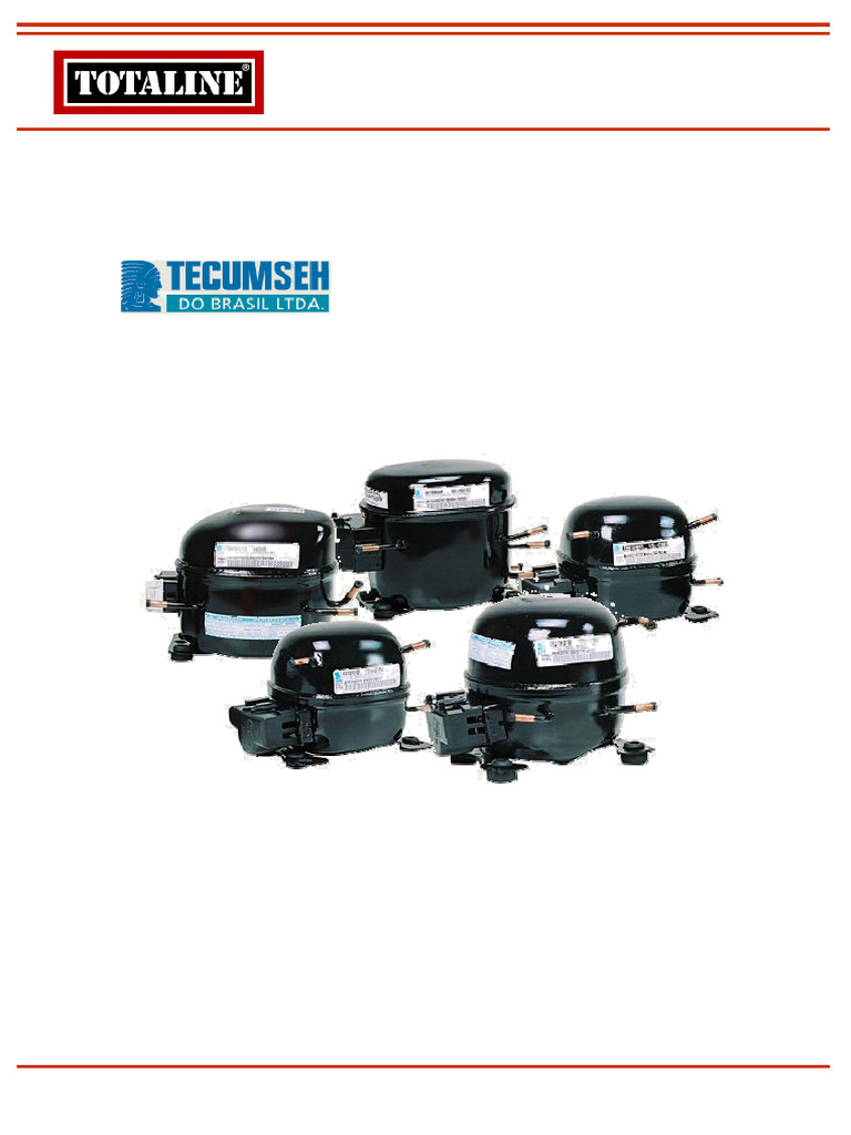 Tecumseh Compressores 1 | PDF | Termodinámica | Ingeniería de Procesos Químicos