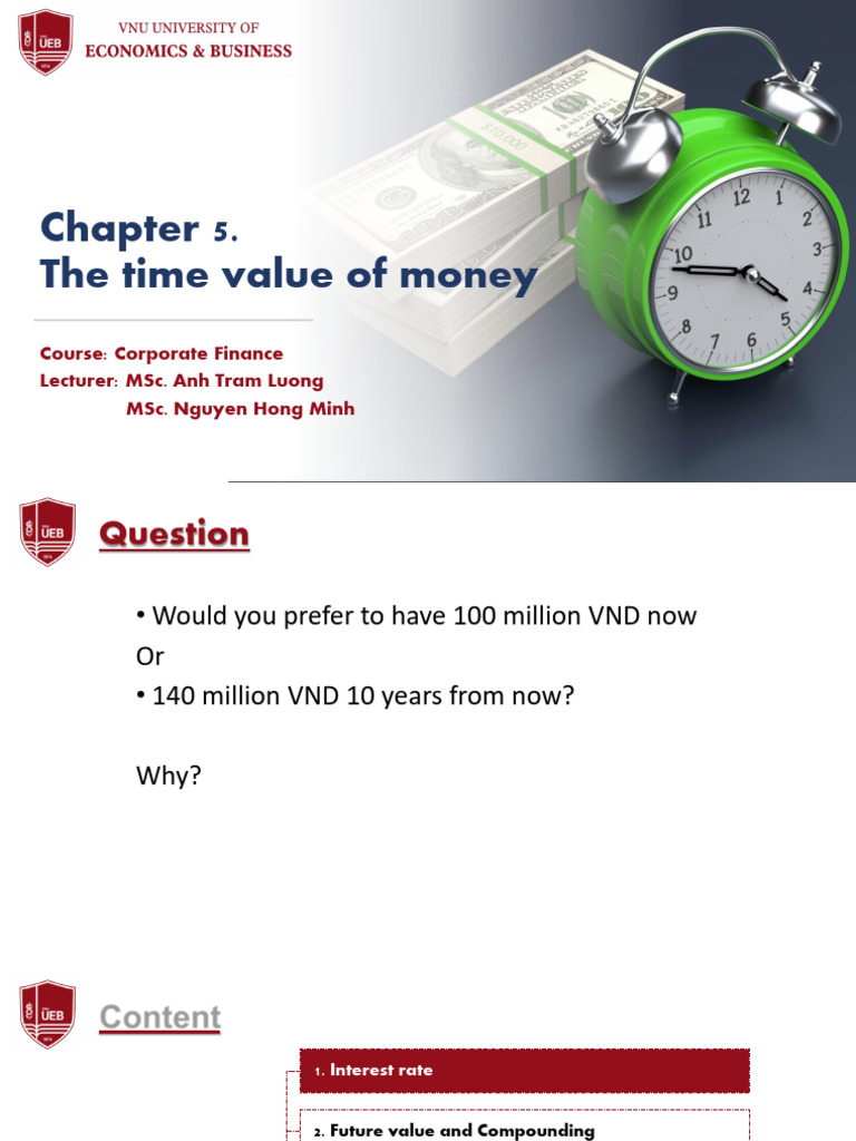 Chapter 5. The Time Value of Money | PDF | Present Value | Compound Interest