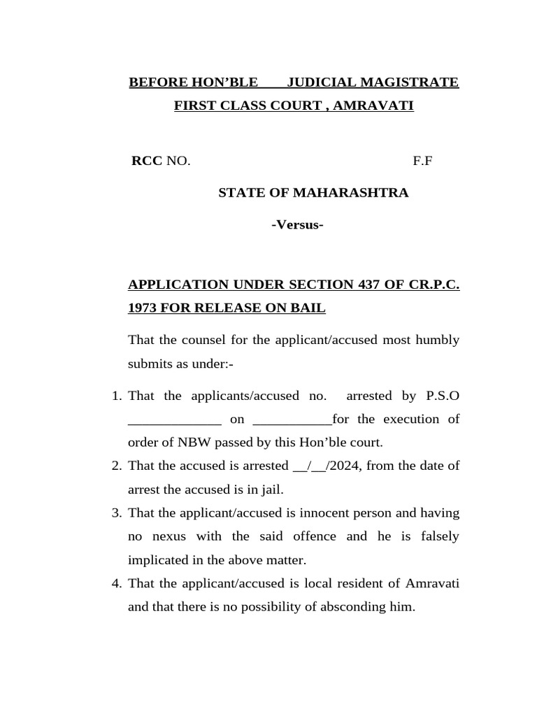 BAIL US 437 CRPC | PDF