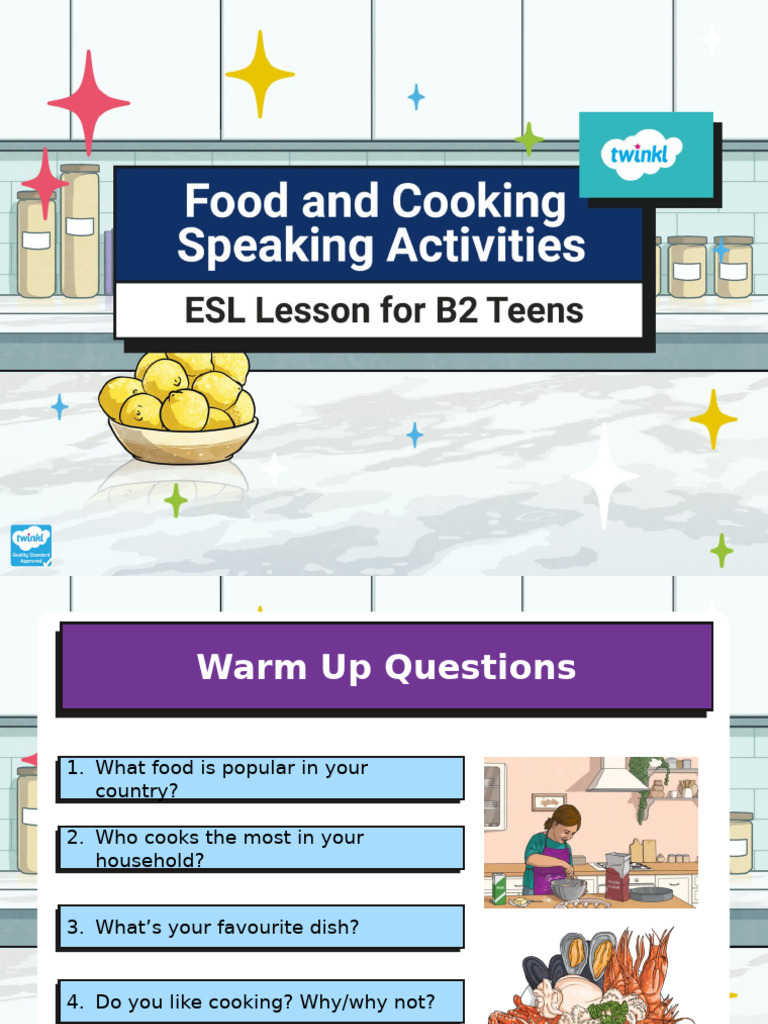 t e 1723455372 Food and Cooking Speaking Ppt Teens b2 Ver 2 | PDF ...
