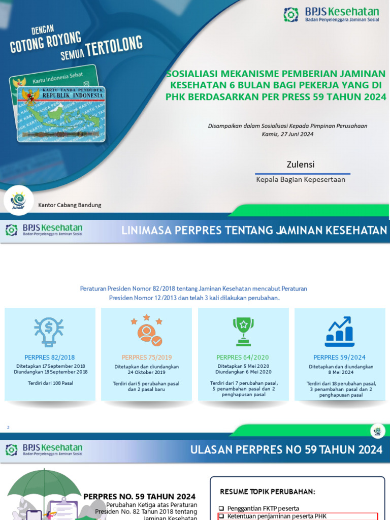 Sos Perpress 59 Tahun 2024 Mekanisme PHK | PDF