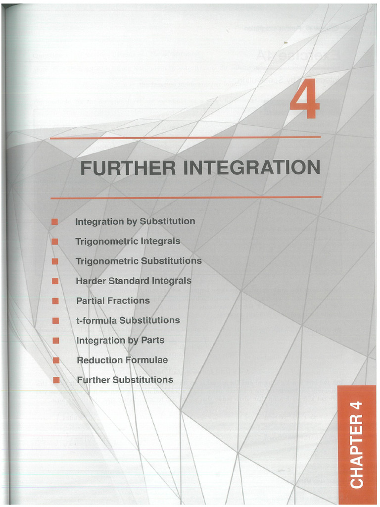 ME2 - 12 - Chapter 4 - Further Integration | PDF