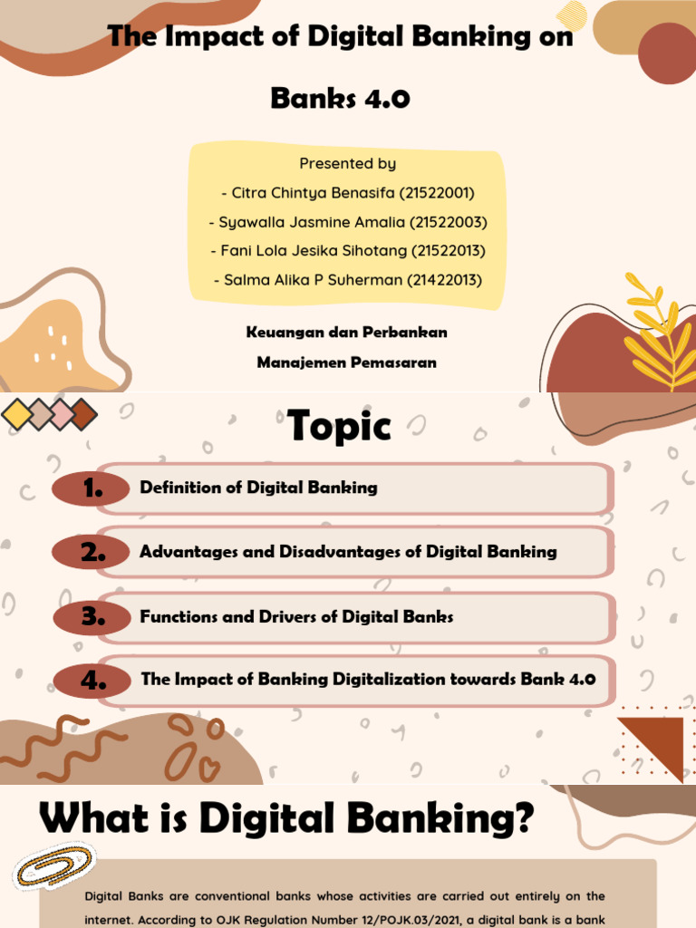 Digital Banking: Pros, Cons, and Impact | PDF | Mobile App | Banks