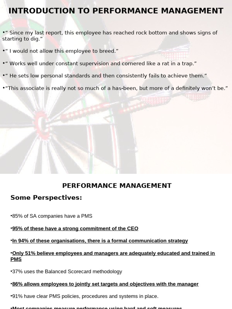 Performance Management Strategies Explained | PDF | Strategic ...
