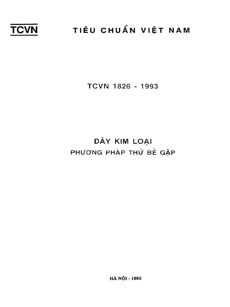 TCVN 1826-1993 | PDF