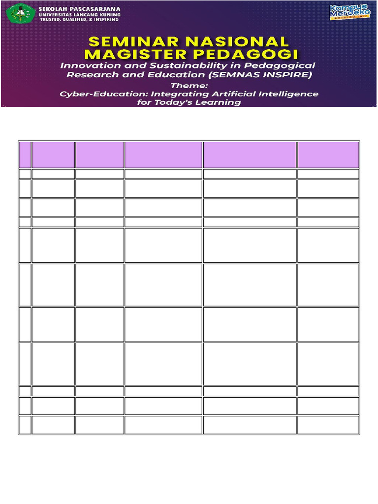 Round Down Acara Seminar Nasional Inspire-done | PDF