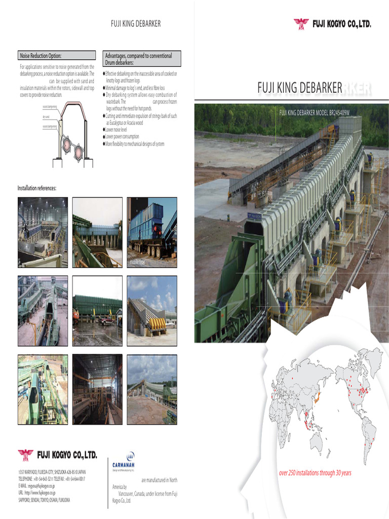 Fuji King Debarker Overview | PDF