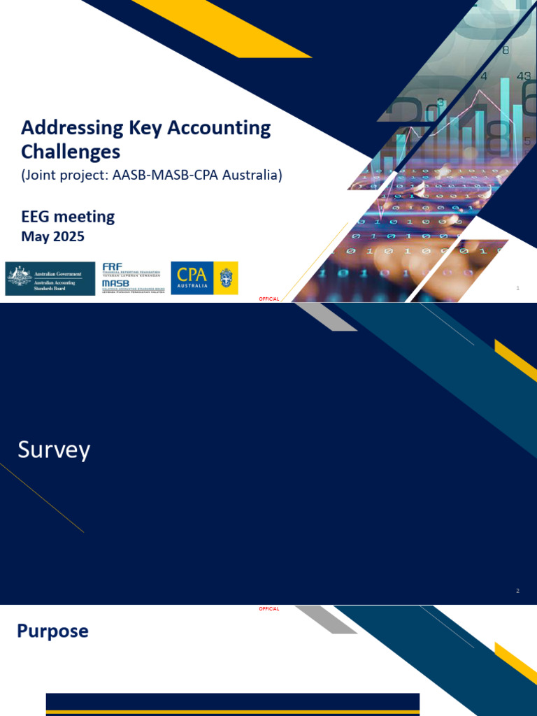 Key Accounting Challenges Survey Insights | PDF | Economies | Financial ...