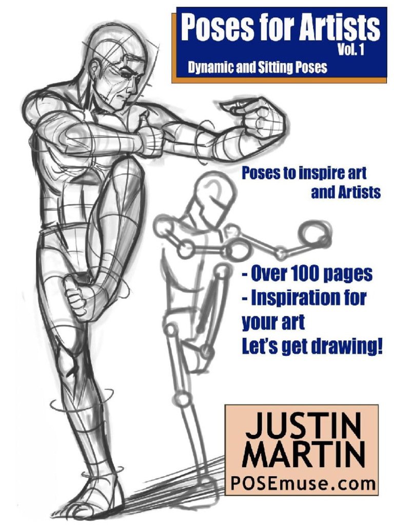 Poses For Artists - Dynamic & Sitting - An Essential Reference Fuman ...