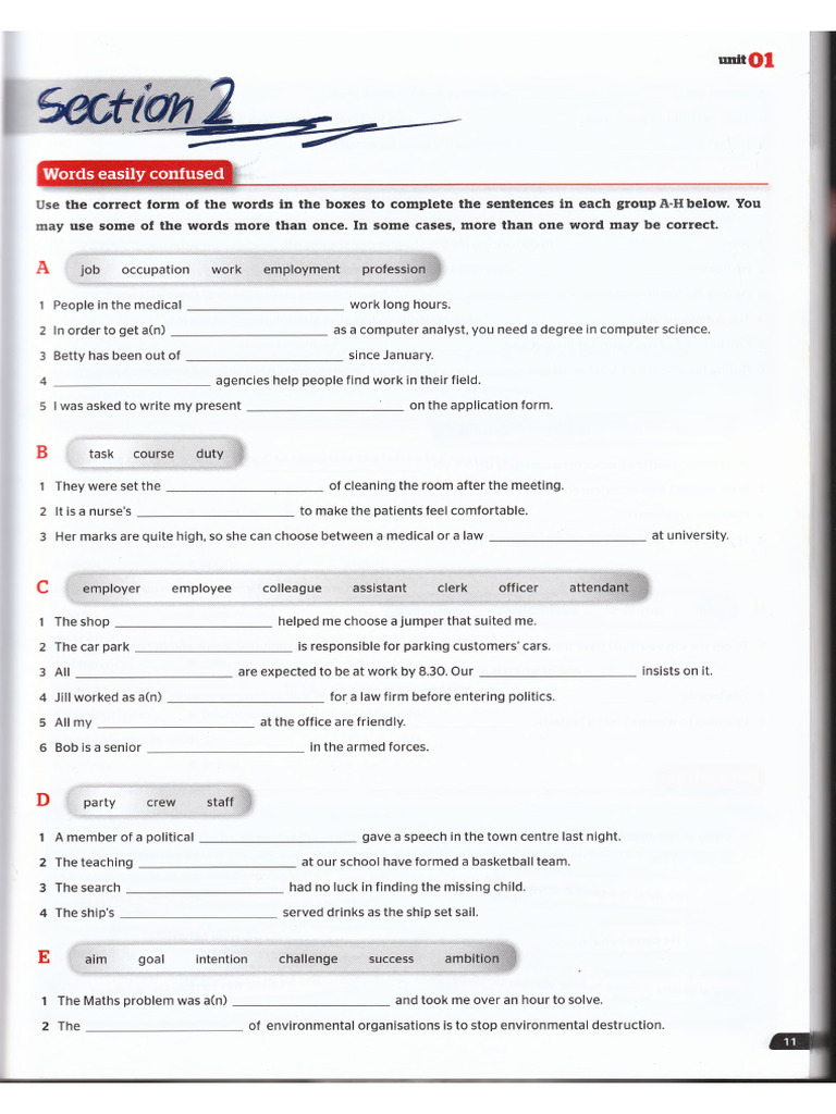 Words Easily Confused 1 | PDF