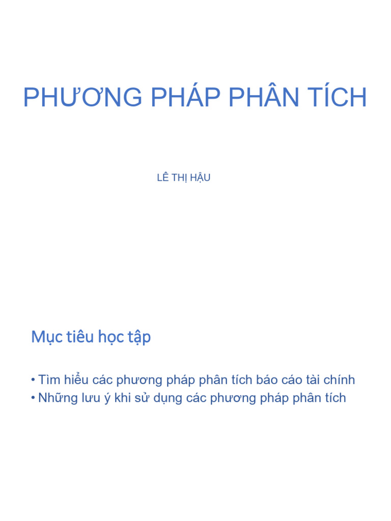 C2. Phuong phap phan tich | PDF