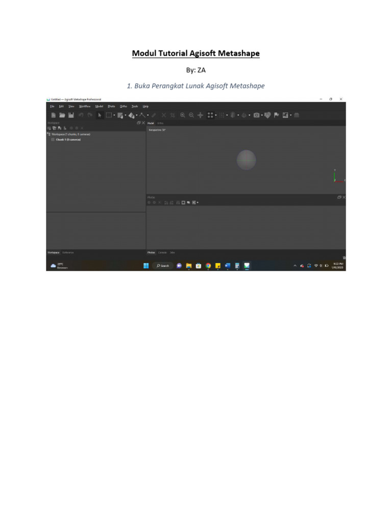 Modul Tutorial Agisoft Metashape | PDF