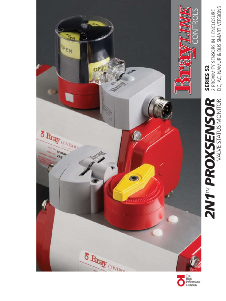 Bray Series 52 Proximity Sensor Brochure | PDF | Switch | Inductor