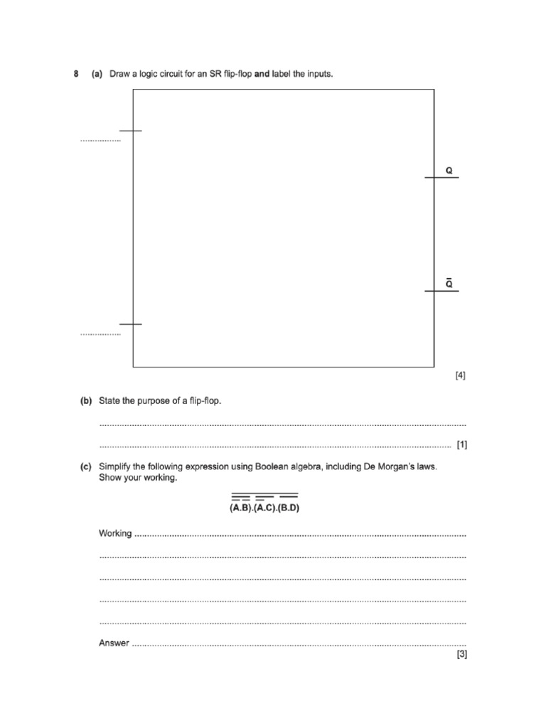 Flip Flop Review Practice | PDF