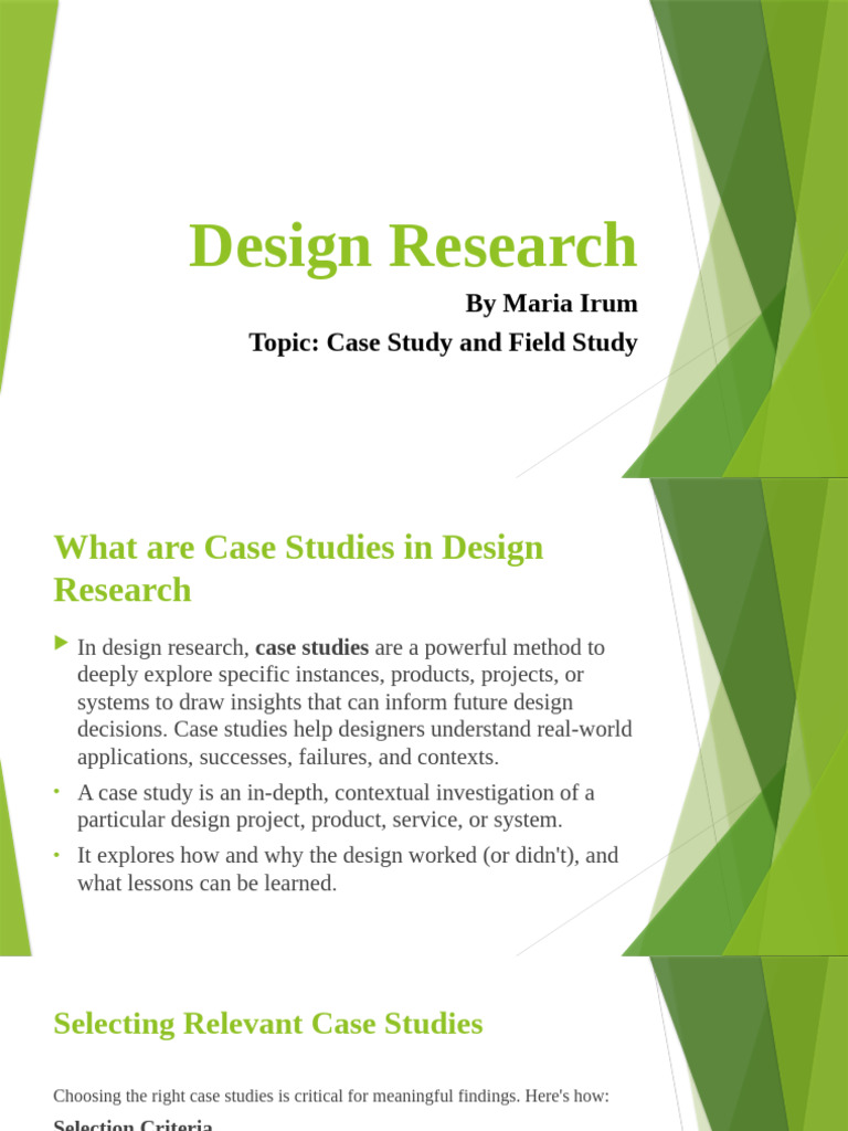 9.case Study and Field Study | PDF | Data | Cognitive Science