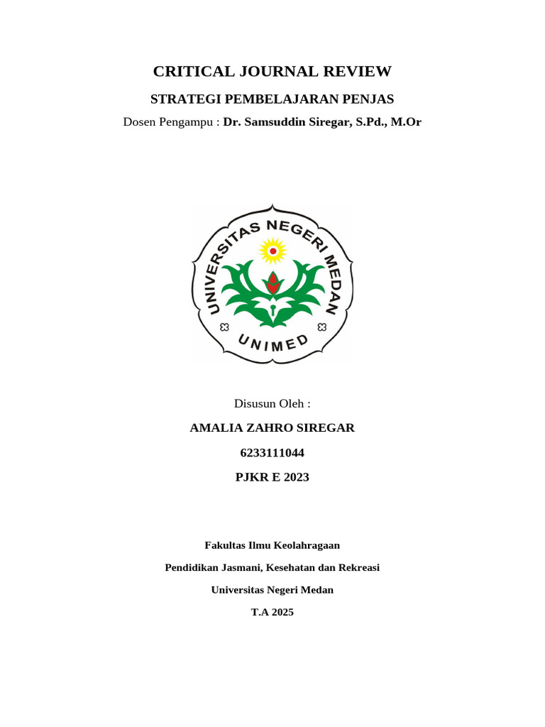 CJR Amalia Zahro Siregar - 6233111044 | PDF