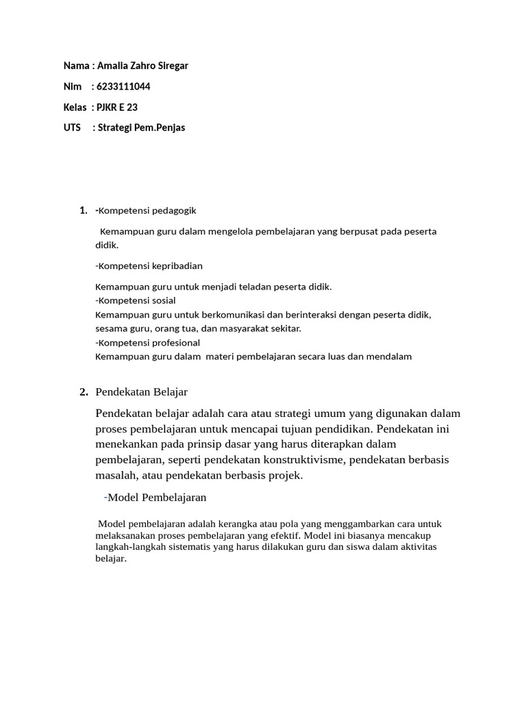 Amalia Zahro Siregar | PDF