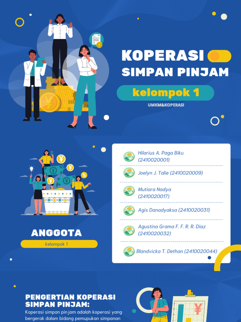 Koperasi Simpan Pinjam (Kelompok 1) PDF | PDF