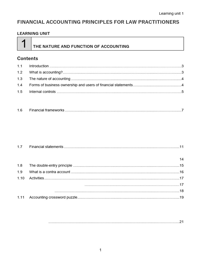 Fac1503 - Units 1 to 5 | PDF | Debits And Credits | International ...