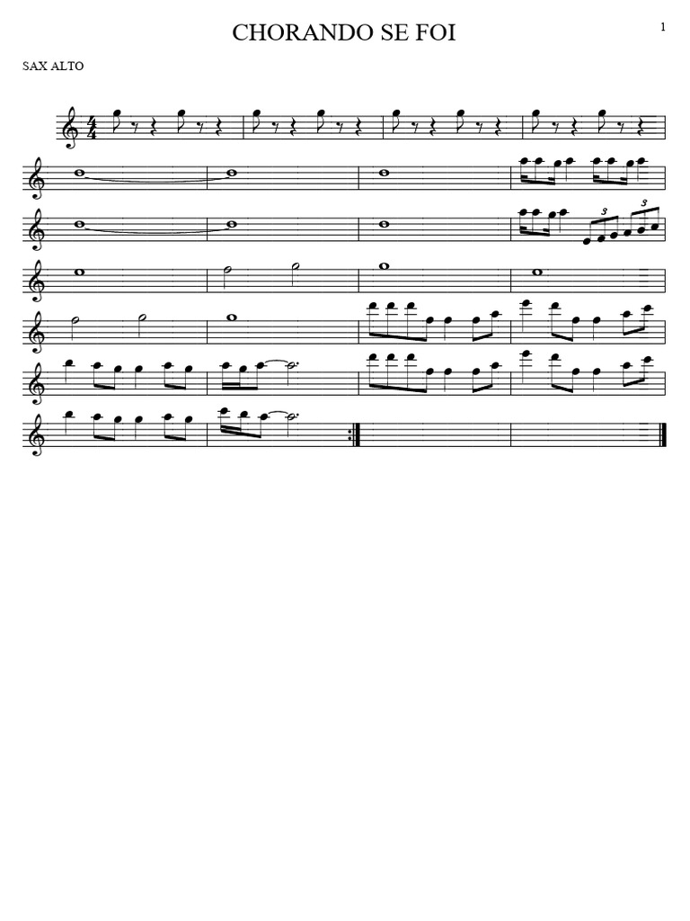 Sax Alto | PDF
