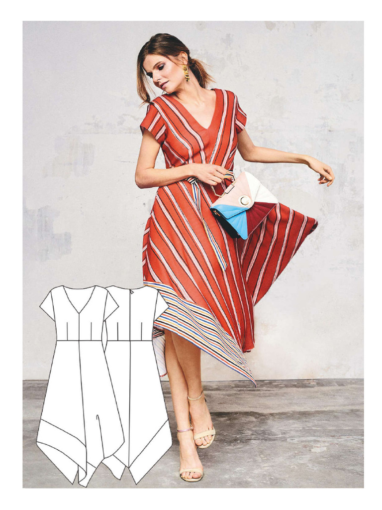 Platye S Assimetrichnym Nizom | PDF | Falda | Moda