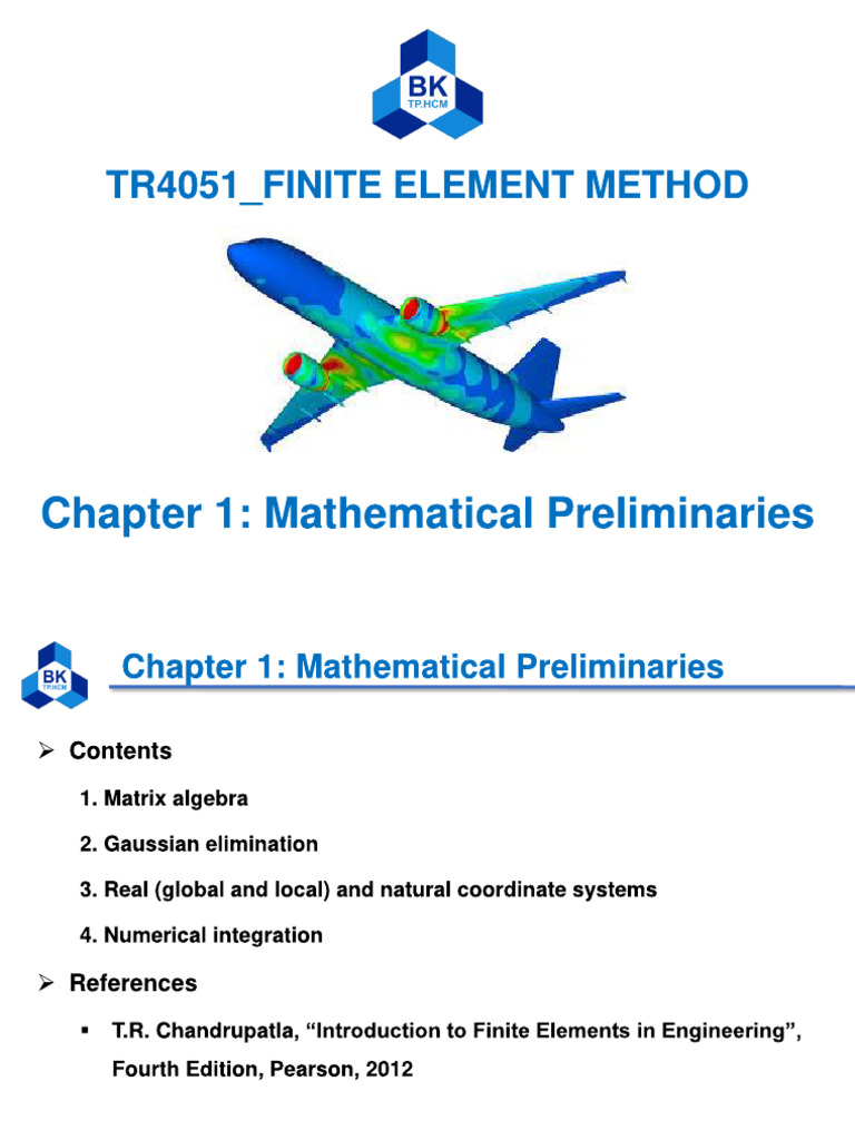 Chapter 1 - Mathematical Preliminaries | PDF