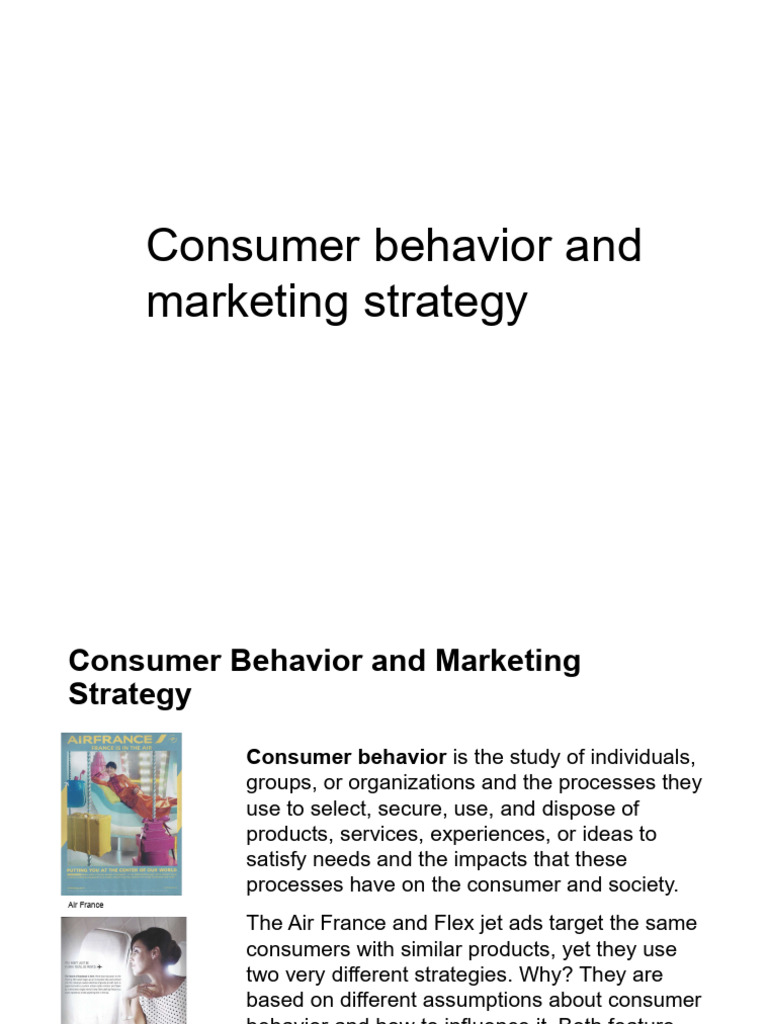 Consumer Behaviour and Marketing Strategy | PDF | Marketing | Consumer ...