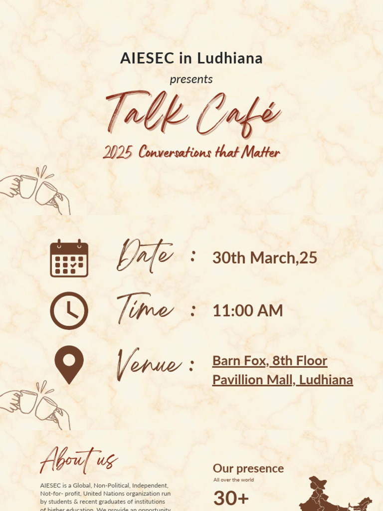 Talk Cafe 2025 Delegation Booklet | PDF