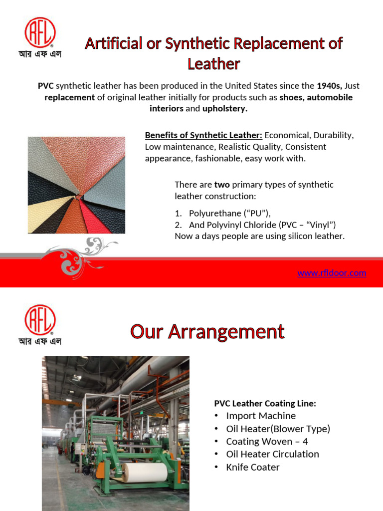 PVC Synthetic Leather Coating Line Guide | PDF | Materials | Secondary ...
