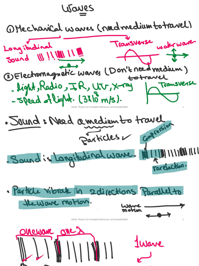 heba - waves part 01 (physics) | PDF