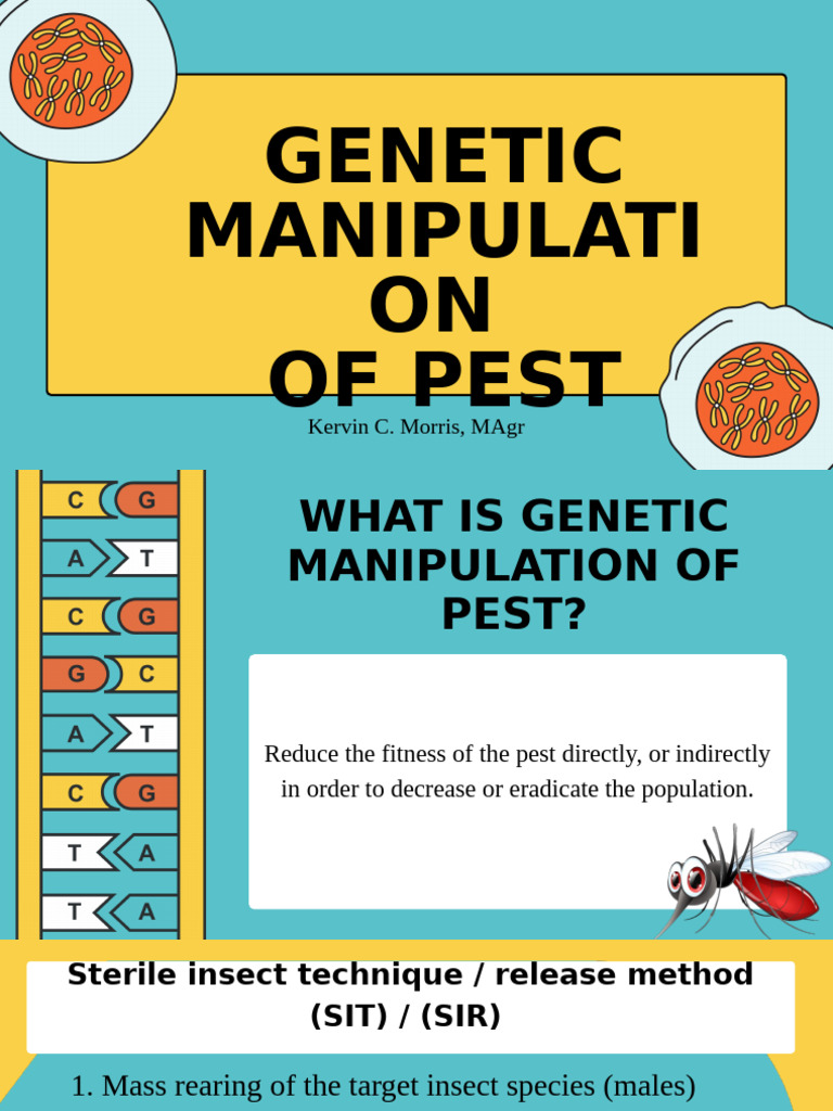 Genetic Manipulation of Pest | PDF | Biology