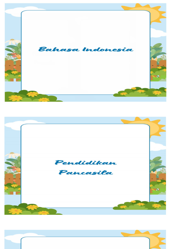 Cover Daftar Nilai | PDF