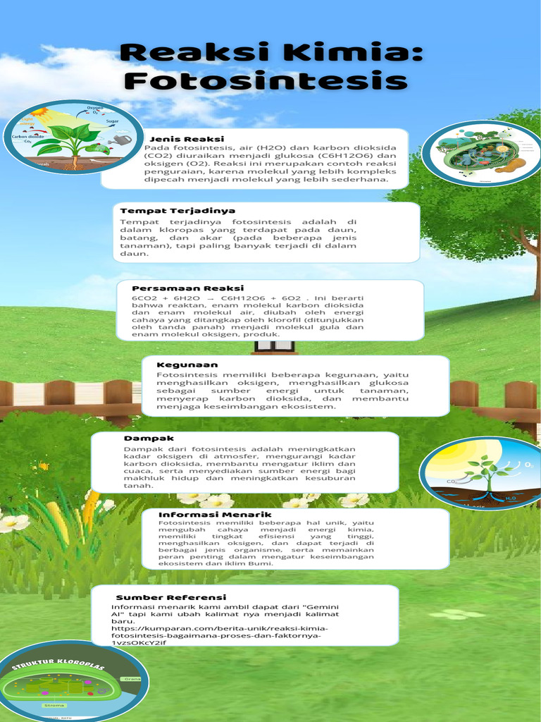 Infografis Reaksi Kimia | PDF