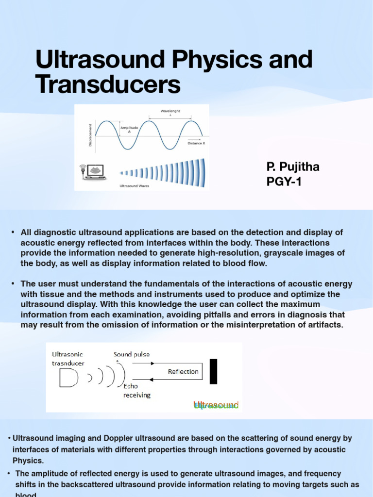 Ultrasound Physics Fundamentals Explained | PDF | Waves | Attenuation