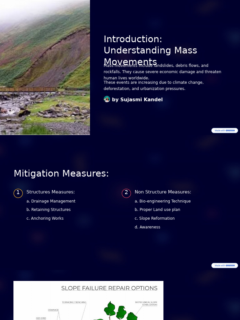 Introduction Understanding Mass Movements (1) | PDF | Levee | Masonry