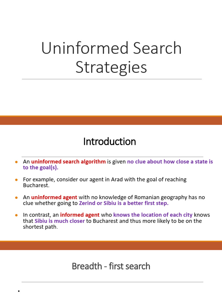 Uninformed Search Algorithm | PDF | Graph Theory | Applied Mathematics