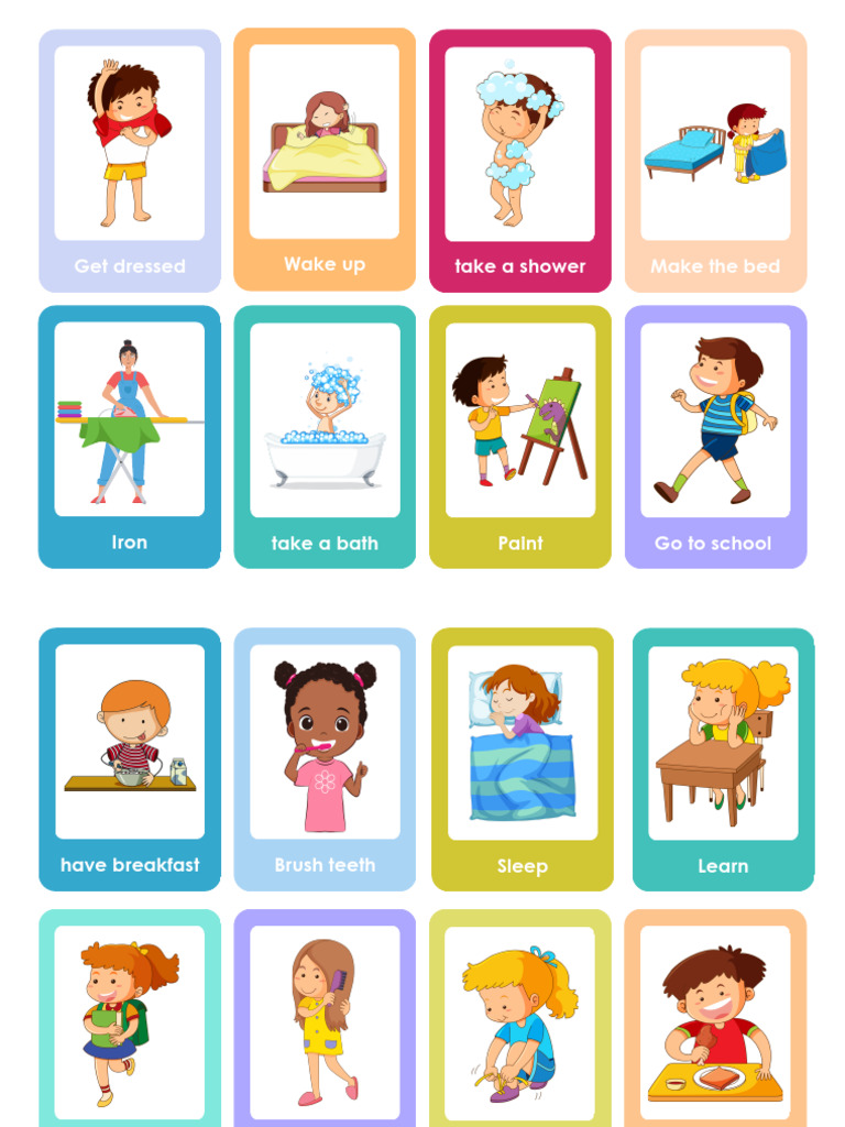 Flashcards Housework - 20250402 - 105334 - 0000 | PDF