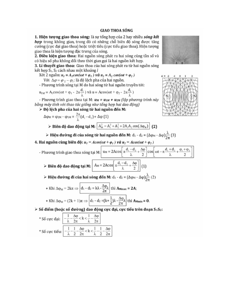 giao thoa sóng | PDF