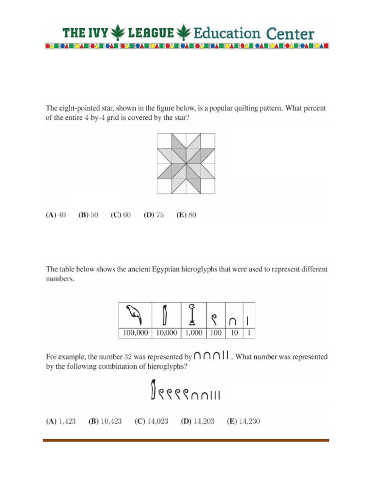 2025 Amc 8 Problems and Answers 1 | PDF